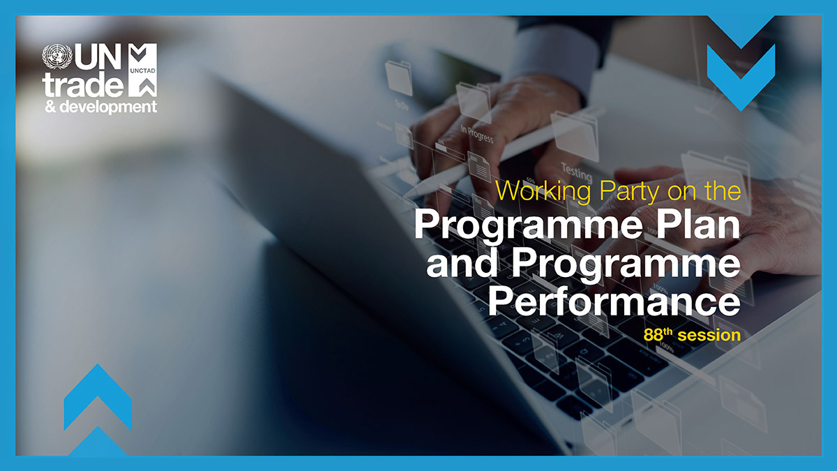 Working Party on the Programme Plan and Programme Performance, eighty ...